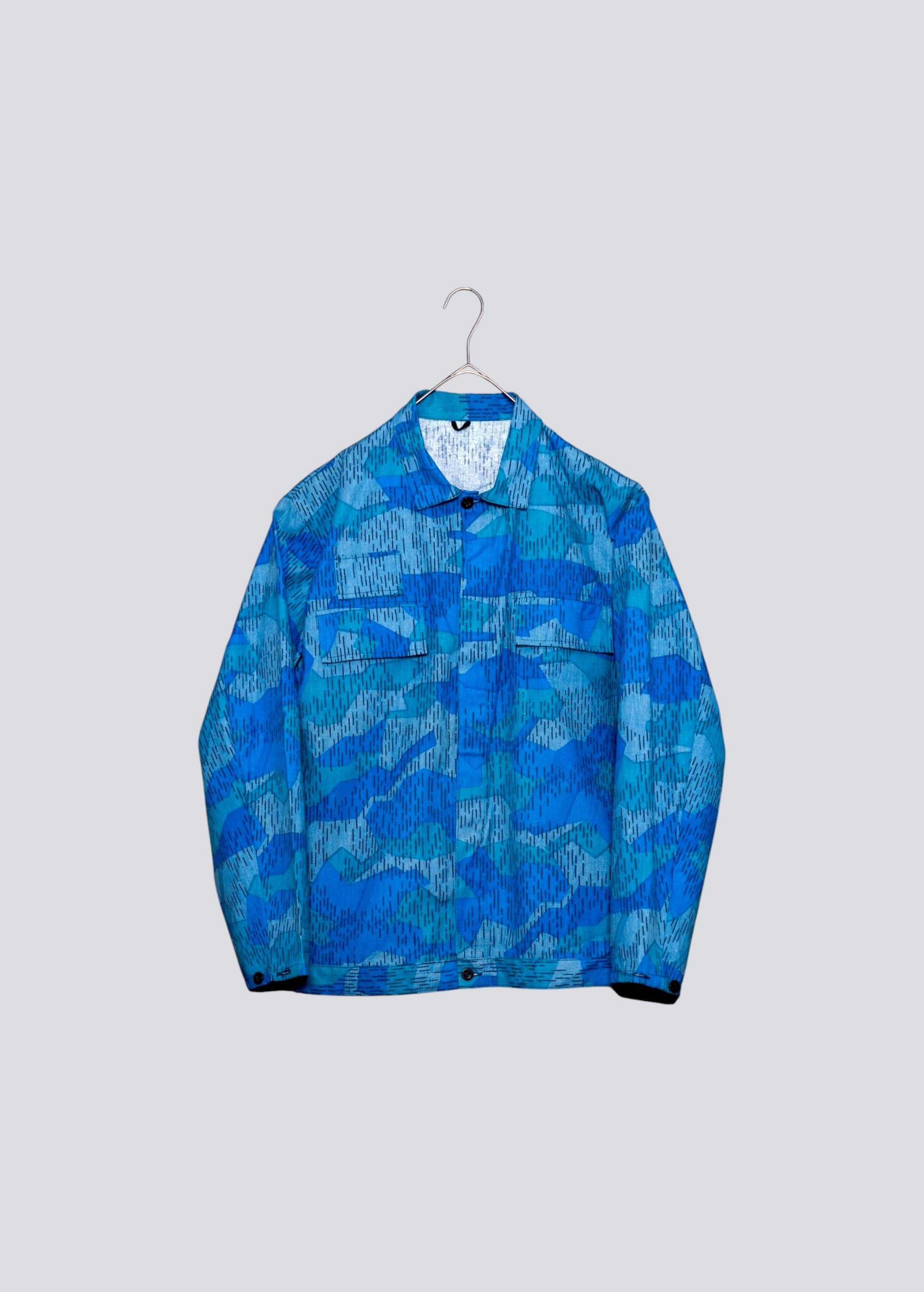 1980's Czechoslovakian Army People's militias & Fire brigade blue spli ...